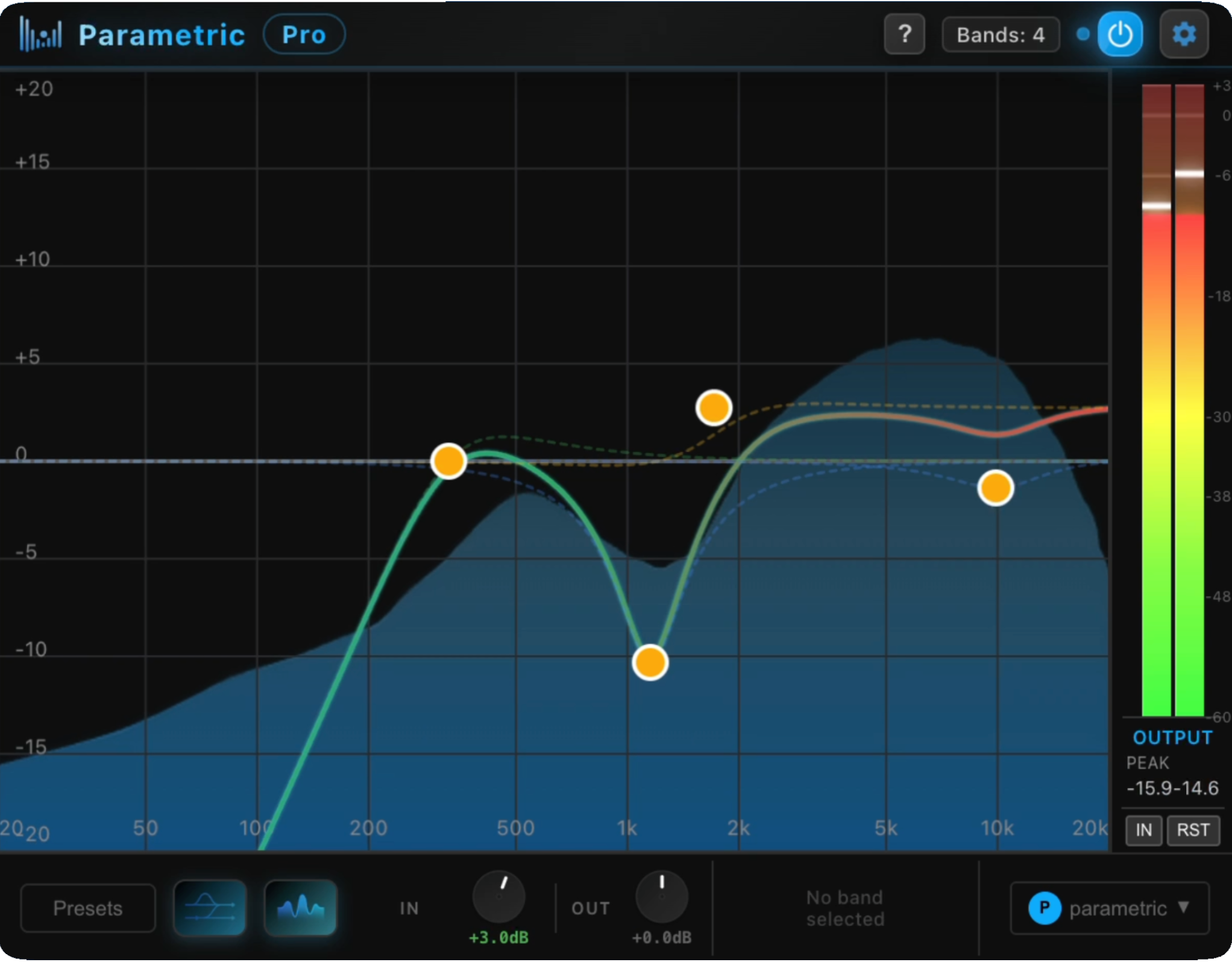 Parametric.Pro - Professional Parametric EQ for Chrome